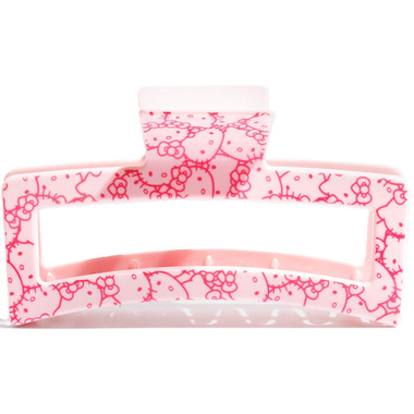 Buy Kitsch x Hello Kitty Jumbo Open Shape Claw Clip Pink Kitty Faces at ...
