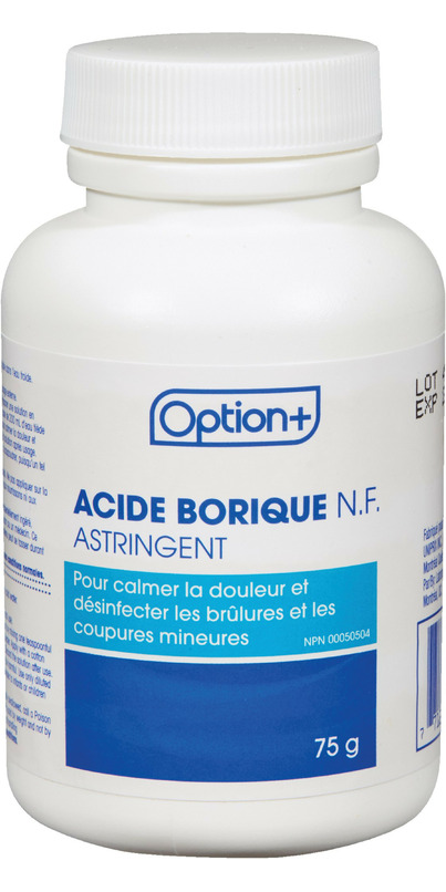 Acheter Option + Acide Borique à Well.ca | Livraison gratuite 35 $ + au ...