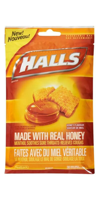 Acheter les pastilles Halls Bag Lozenges Mentho-Lyptus Honey chez Well ...