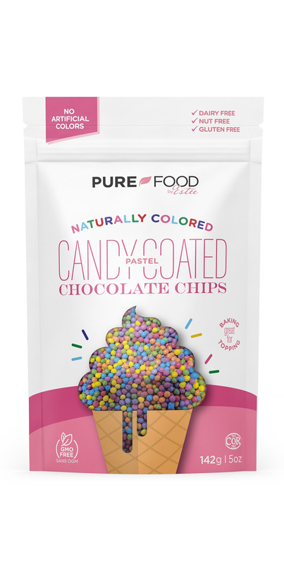 Buy Pure Food By Estee Mini Candy Coated Pastel Chocolate Chips at Well ...