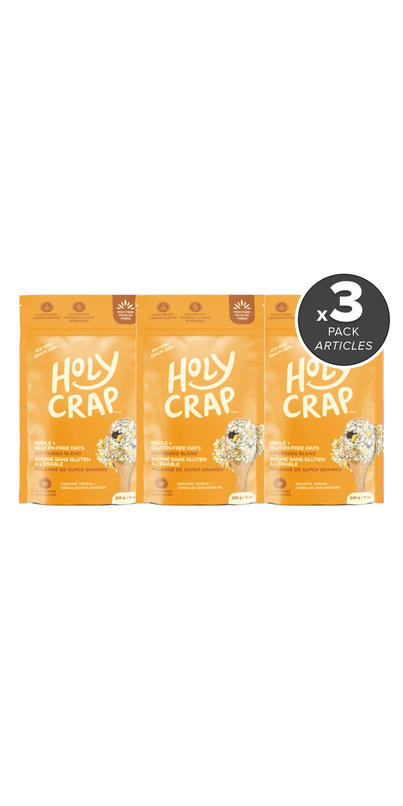 Buy Holy Crap Cereal Maple + Gluten Free Oats Superseed Blend Bundle at ...