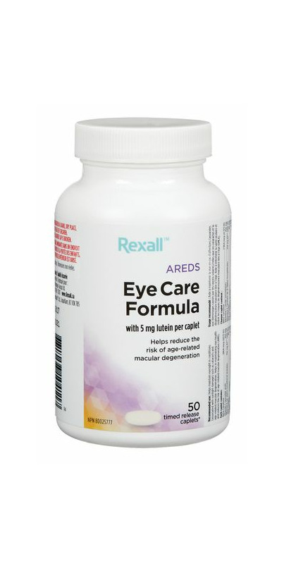 Buy Rexall AREDS Eye Care Formula at Well.ca | Free Shipping $35+ in Canada
