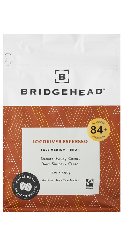 Buy Bridgehead Coffee Logdriver Full Medium Espresso Whole Bean Coffee ...