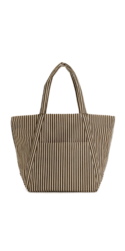 Buy BAGGU Cloud Bag Brown Stripe at Well.ca | Free Shipping $35+ in Canada