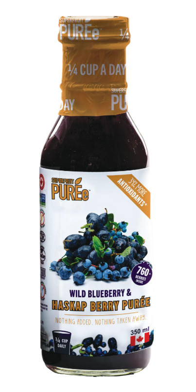 Buy Superfruit PUREe Wild Blueberry & Haskap Berry Puree at Well.ca ...