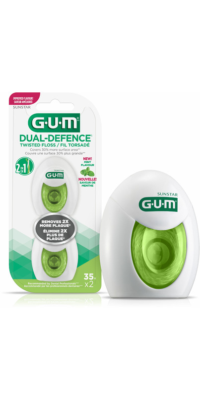 Buy GUM Dual Defence Dental Floss Light Green at Well.ca | Free ...