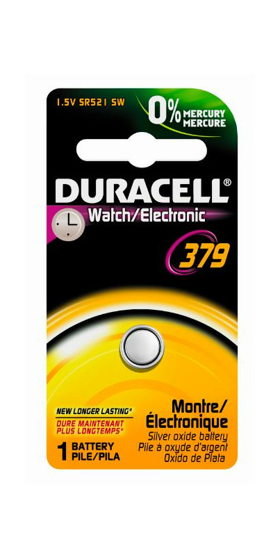 Buy Duracell 379 1.5V Watch Battery at Well.ca | Free Shipping $35+ in ...