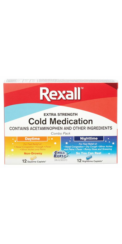 Buy Rexall Extra Strength Cold Medication Day and Night Combo Pack at ...