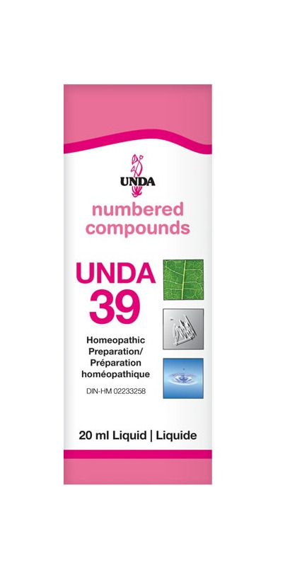 Buy UNDA Numbered Compounds UNDA 39 Homeopathic Preparation at Well.ca ...
