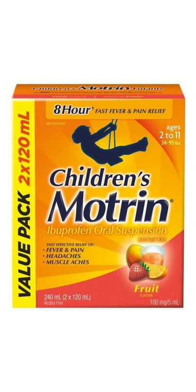 Buy Children's Motrin Ibuprofen Oral Suspension Fruit from Canada at ...