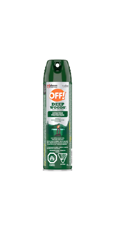 Achetez l'aérosol OFF! Deep Woods 25 % DEET chez Well.ca | Livraison ...