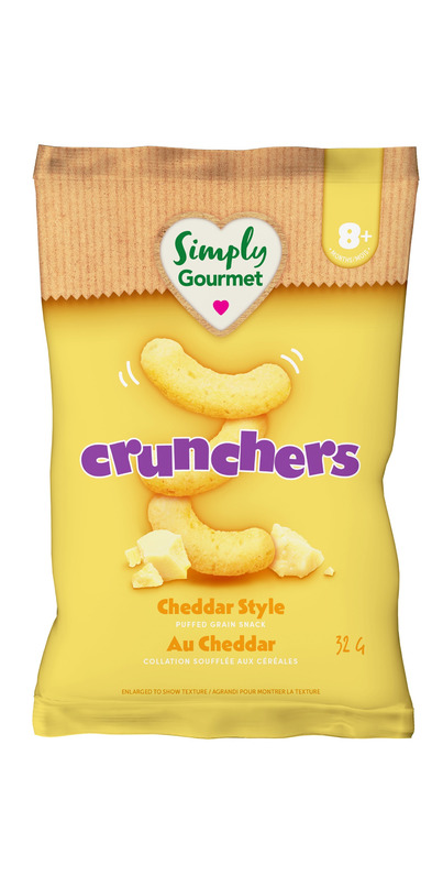 Buy Simply Gourmet Crunchers Cheddar Style at Well.ca | Free Shipping ...