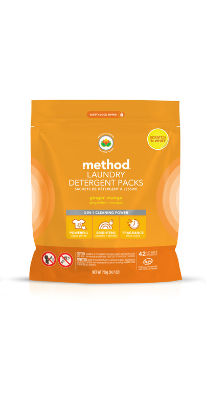 Buy Method Laundry Detergent Packs Ginger Mango at Well.ca | Free ...
