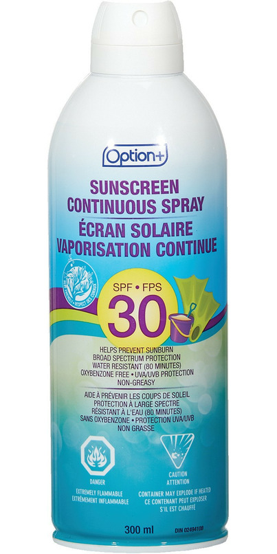 Buy Option+ Sunscreen Continuous Spray SPF 30 at Well.ca | Free ...